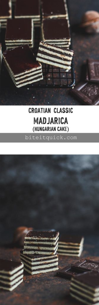 Madjarica (Hungarian Cake) - Croatian Classic ♥ | Bite It Quick